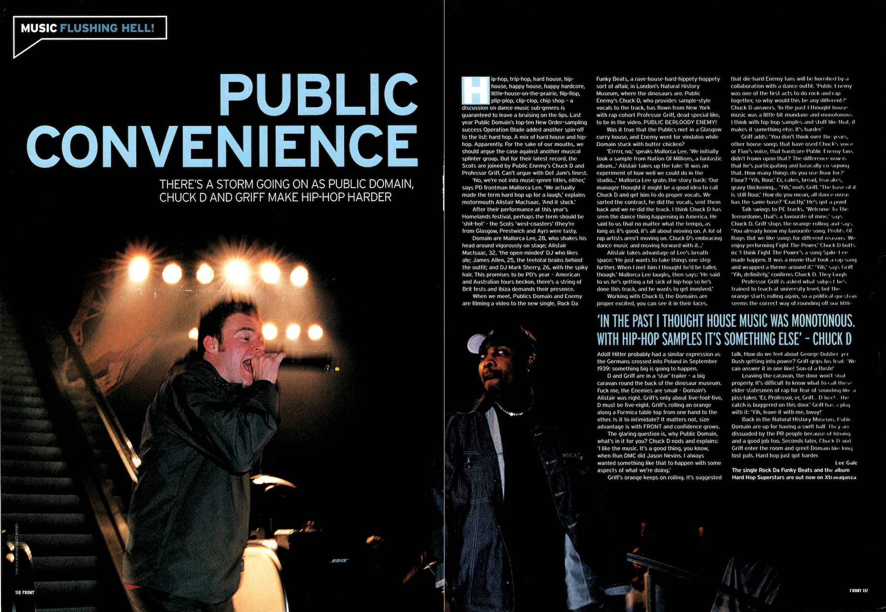 Public convenience, Public Domain & Public Enemy, Front magazine, 2002 ...